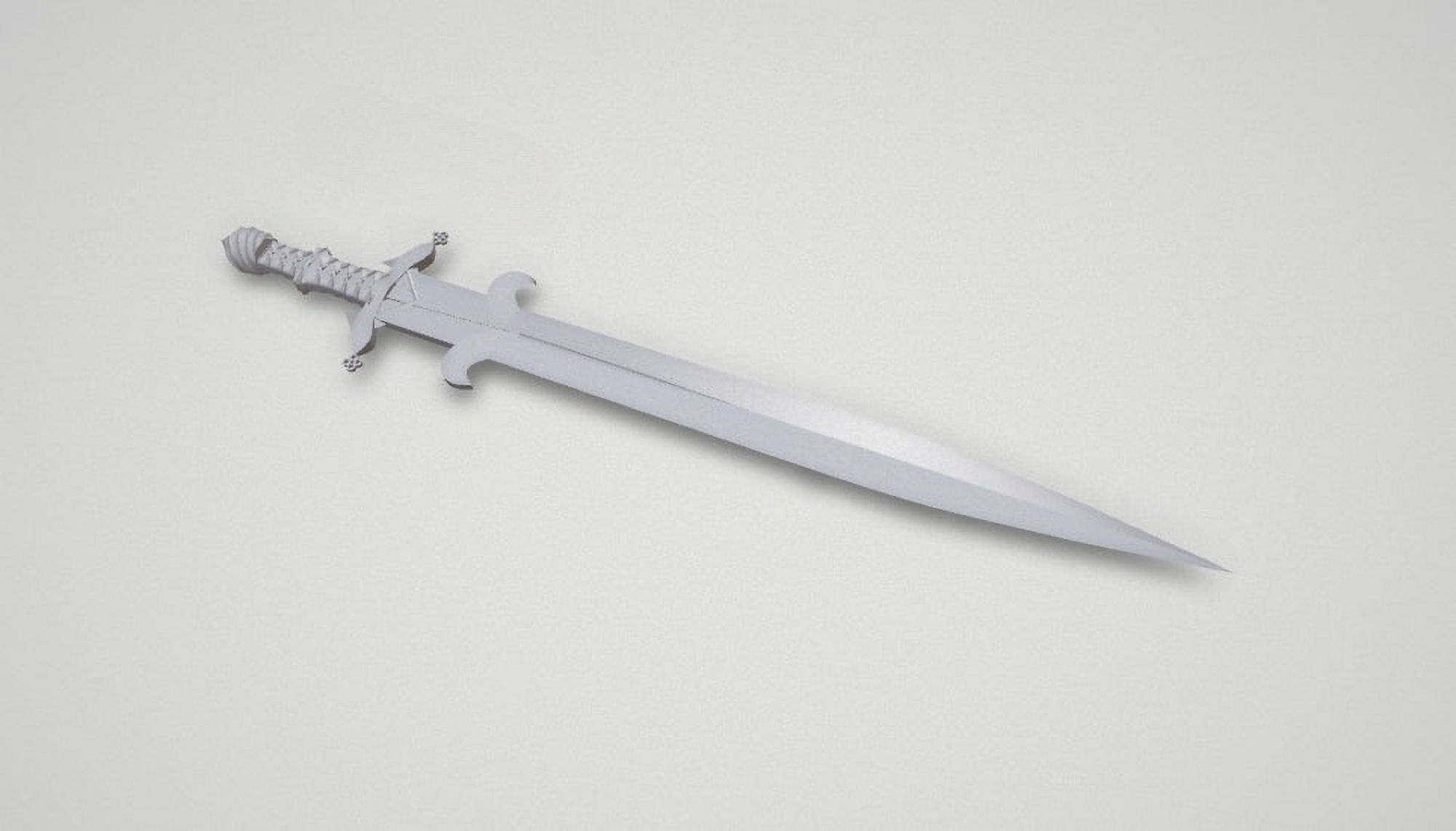 Game asset Noble Knights Wild-Skin Hilt Sword 3D model | CGTrader
