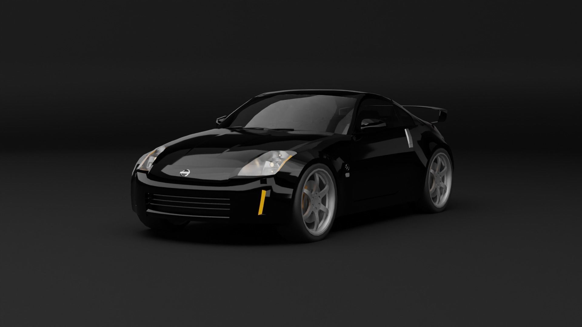 Nissan 350Z free VR / AR / low-poly 3D model | CGTrader
