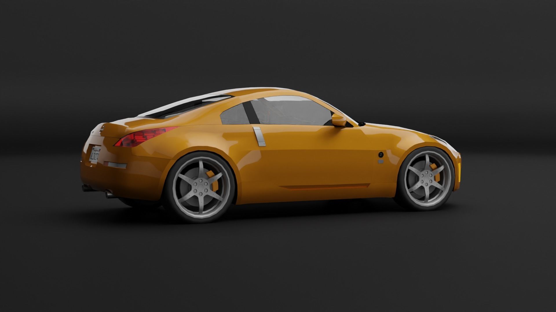 Nissan 350Z free VR / AR / low-poly 3D model | CGTrader