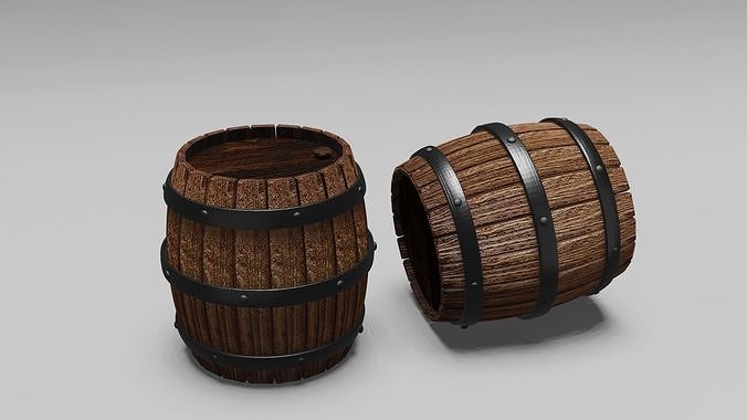 Fantasy Barrel 3D model | CGTrader