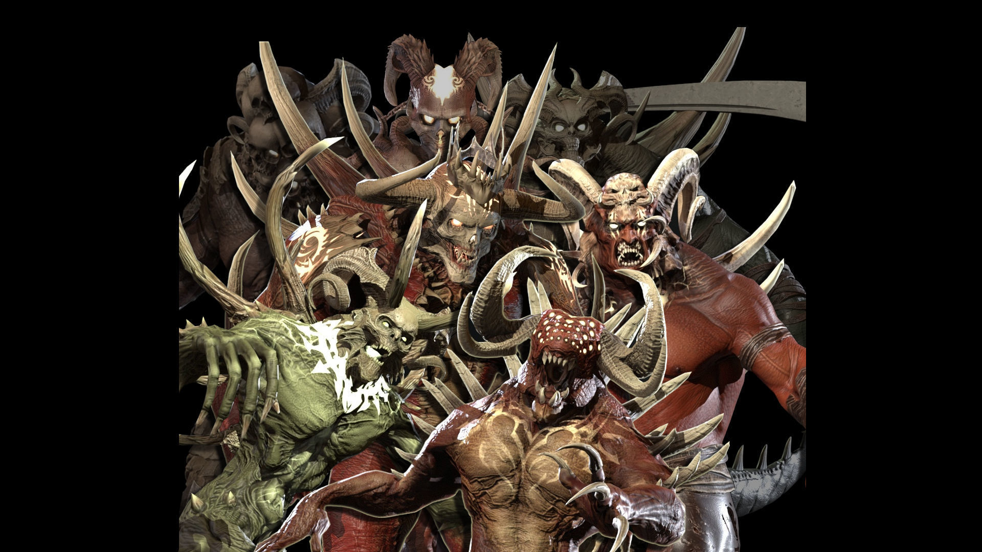 Demon Collection pack VR / AR / low-poly | CGTrader