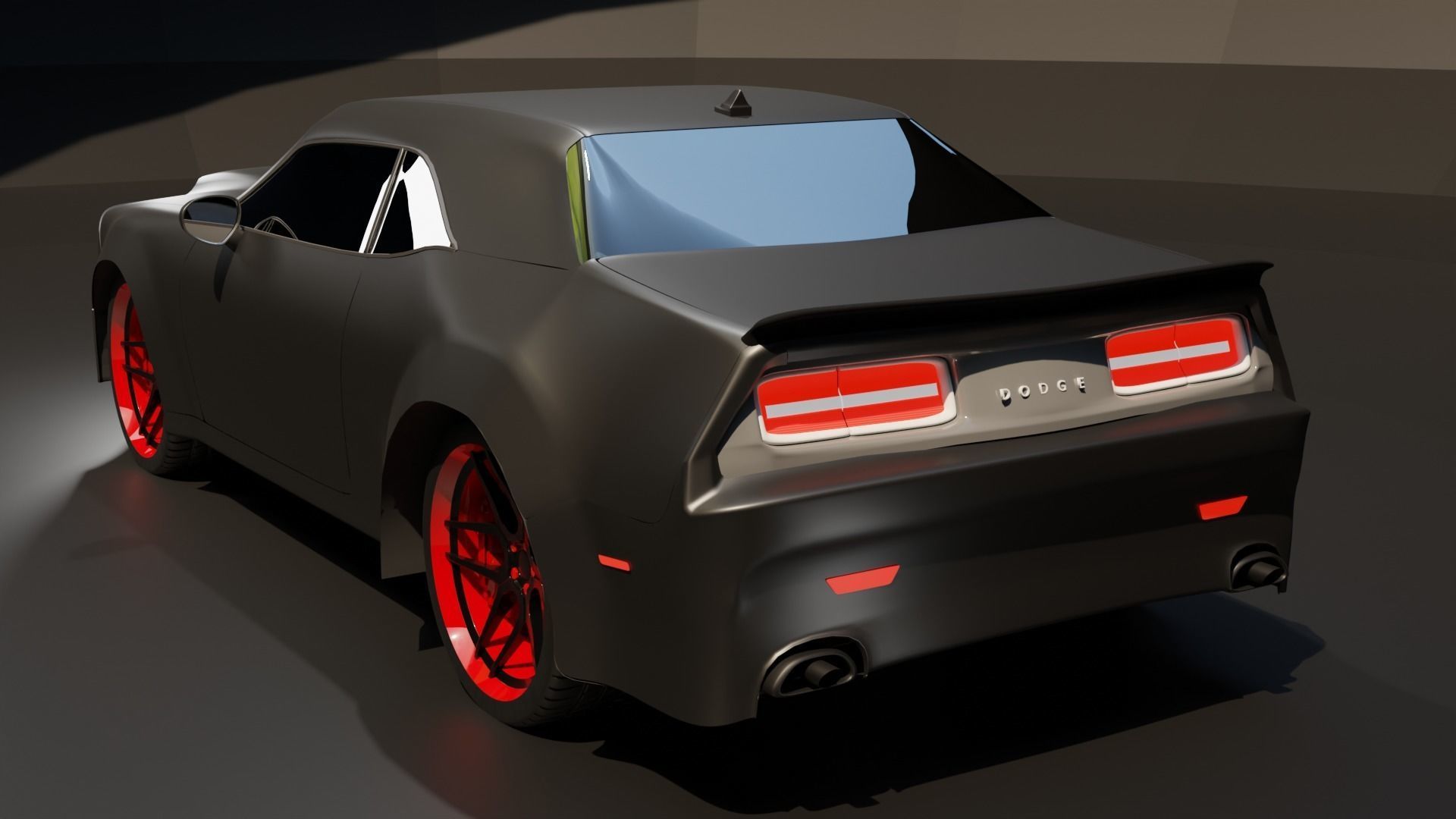 dodge challengerdemon str free 3D model | CGTrader