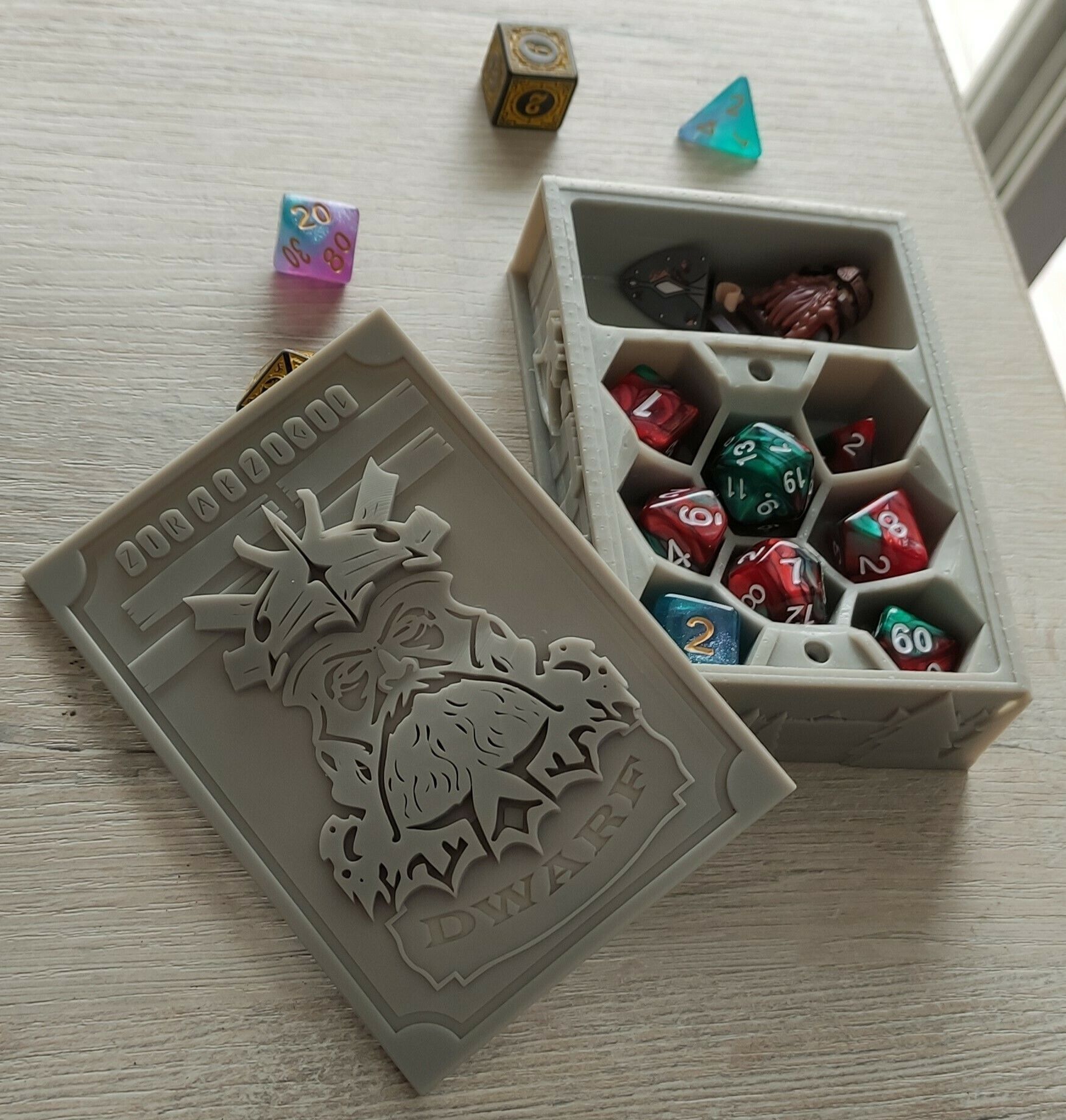 DWARF DICE BOX RPG D20 SYSTEM 3D model | CGTrader
