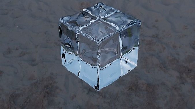 Ice cube 3D model | CGTrader