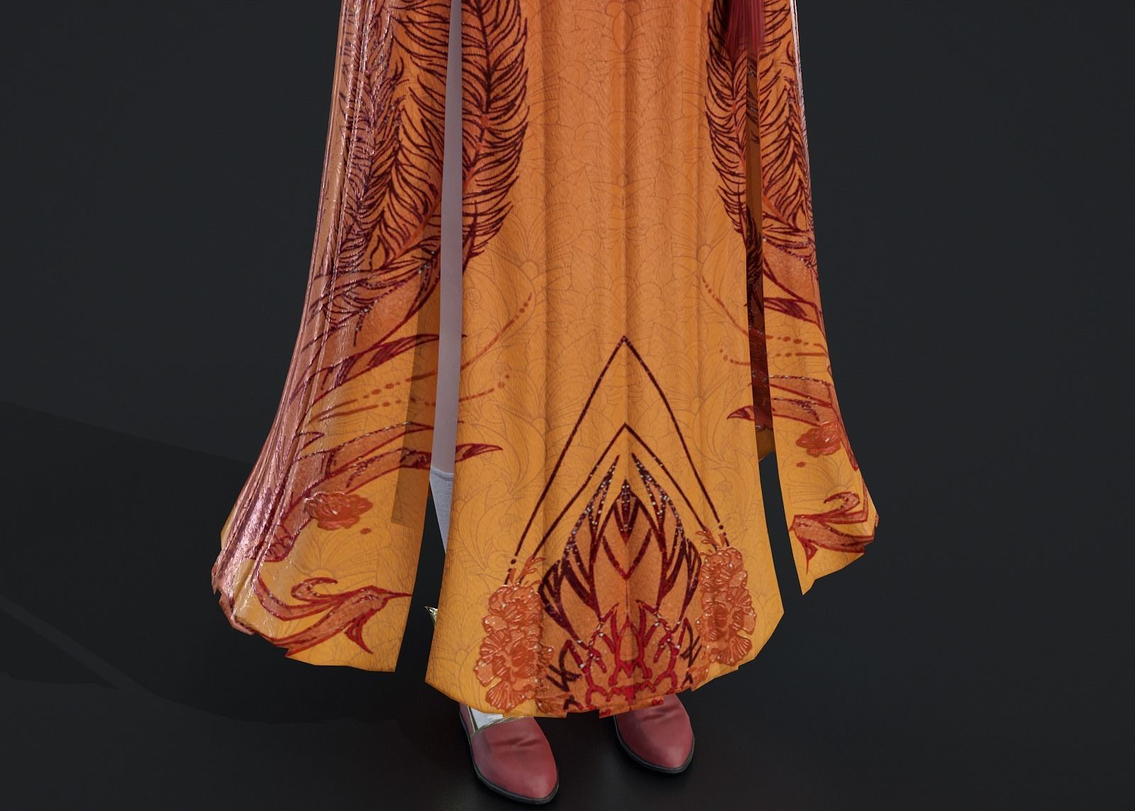 3D model Ancient Chinese Palace Dressing Hanfu Girl Fantasy Asian ...