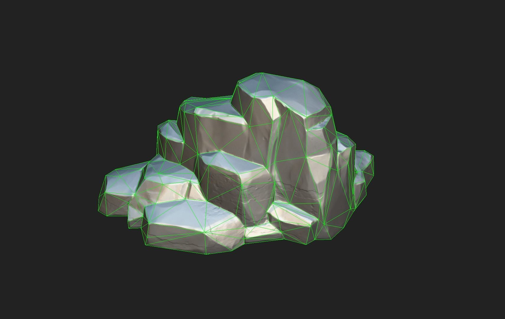 3D model Desert Rock Sandstone - Stylized VR / AR / low-poly | CGTrader