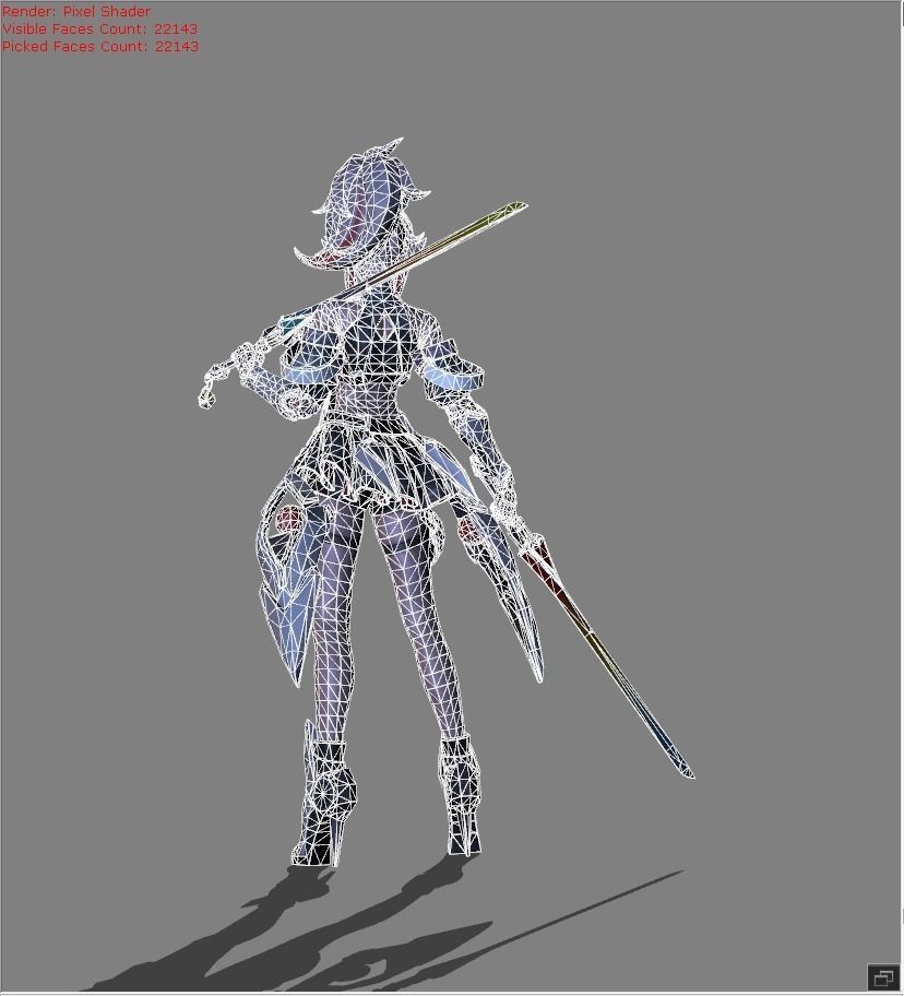 3D model Fanny Heart Afloat Skin VR / AR / low-poly | CGTrader