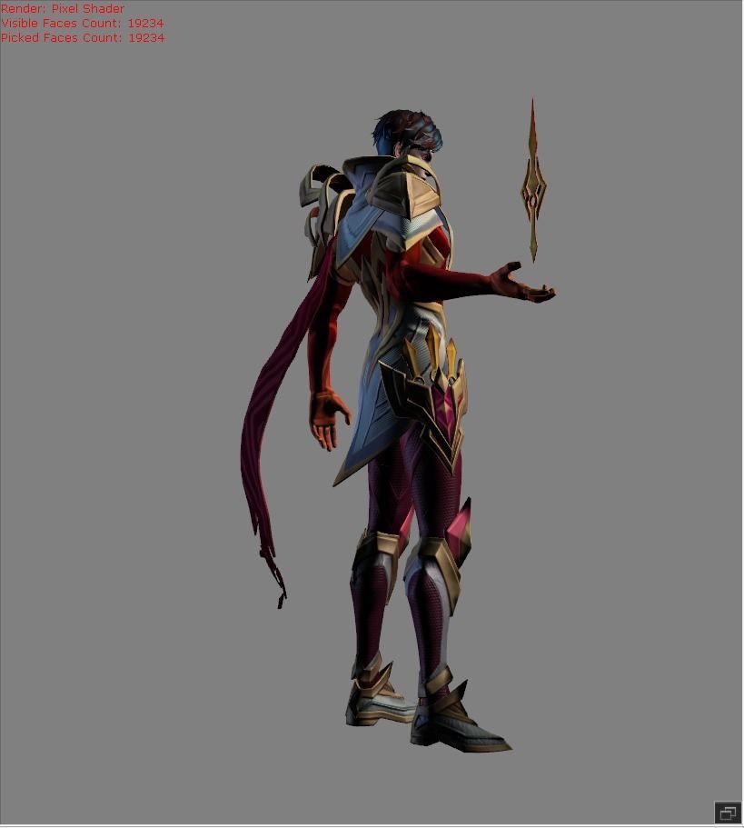 3D model Gussion Dimension Walker Skin VR / AR / low-poly | CGTrader