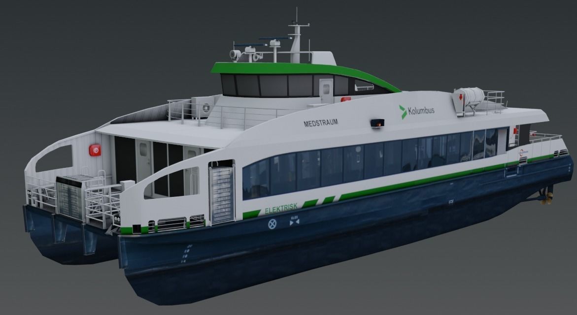 3D model Fully electric fast ferry 3D model VR / AR / low-poly | CGTrader