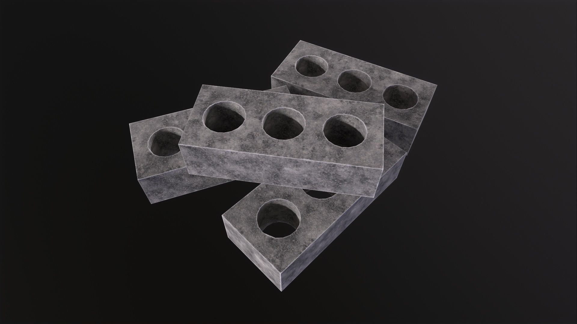 3D model Bricks 3D Model VR / AR / low-poly | CGTrader