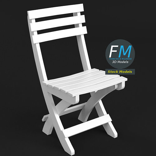 Plastic chair 4 3D model | CGTrader