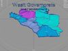 Wasit Governorate Iraq map region geography political 3D model rigged ...