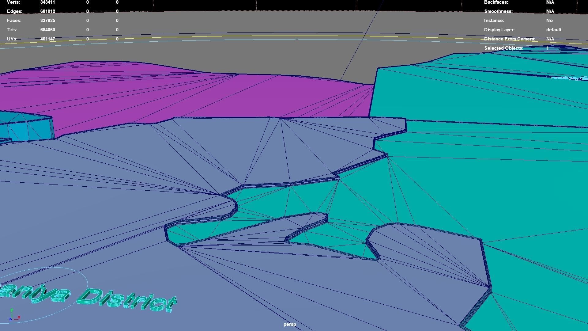 Wasit Governorate Iraq map region geography political 3D model rigged ...