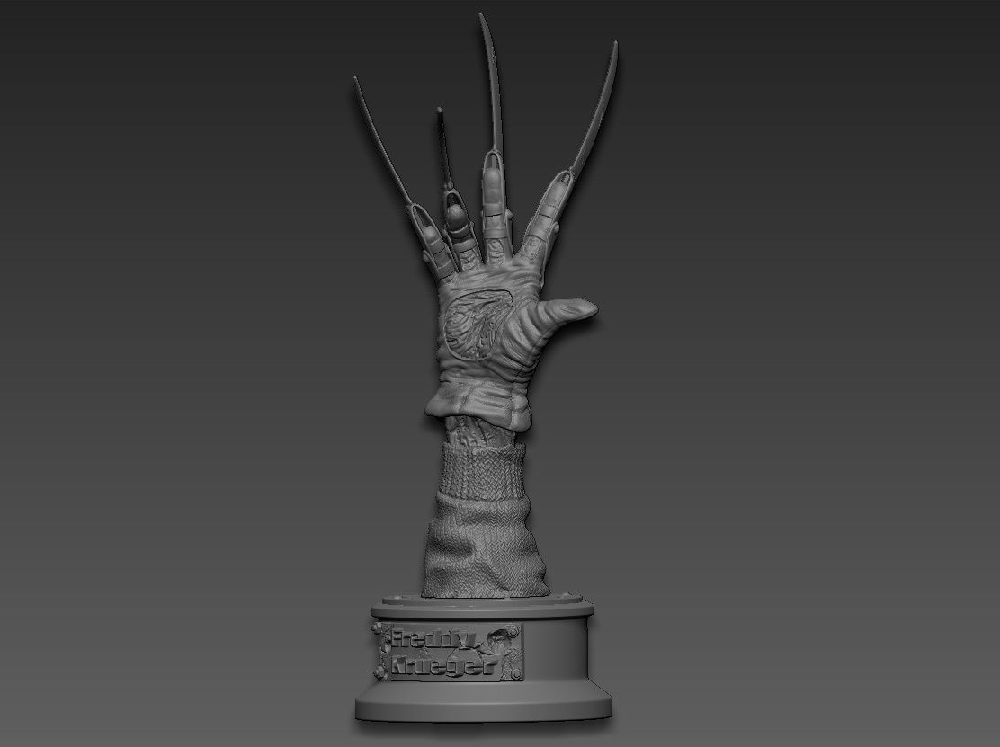 Freddy Krueger hand 3D model 3D printable | CGTrader