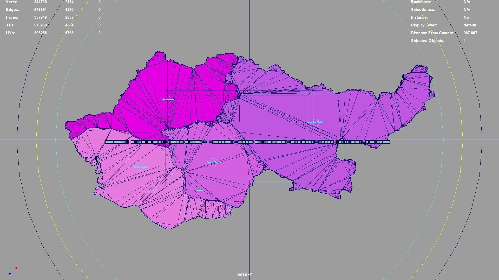 Duhok Governorate Iraqi Kurdistan Region Iraq map region 3D model ...