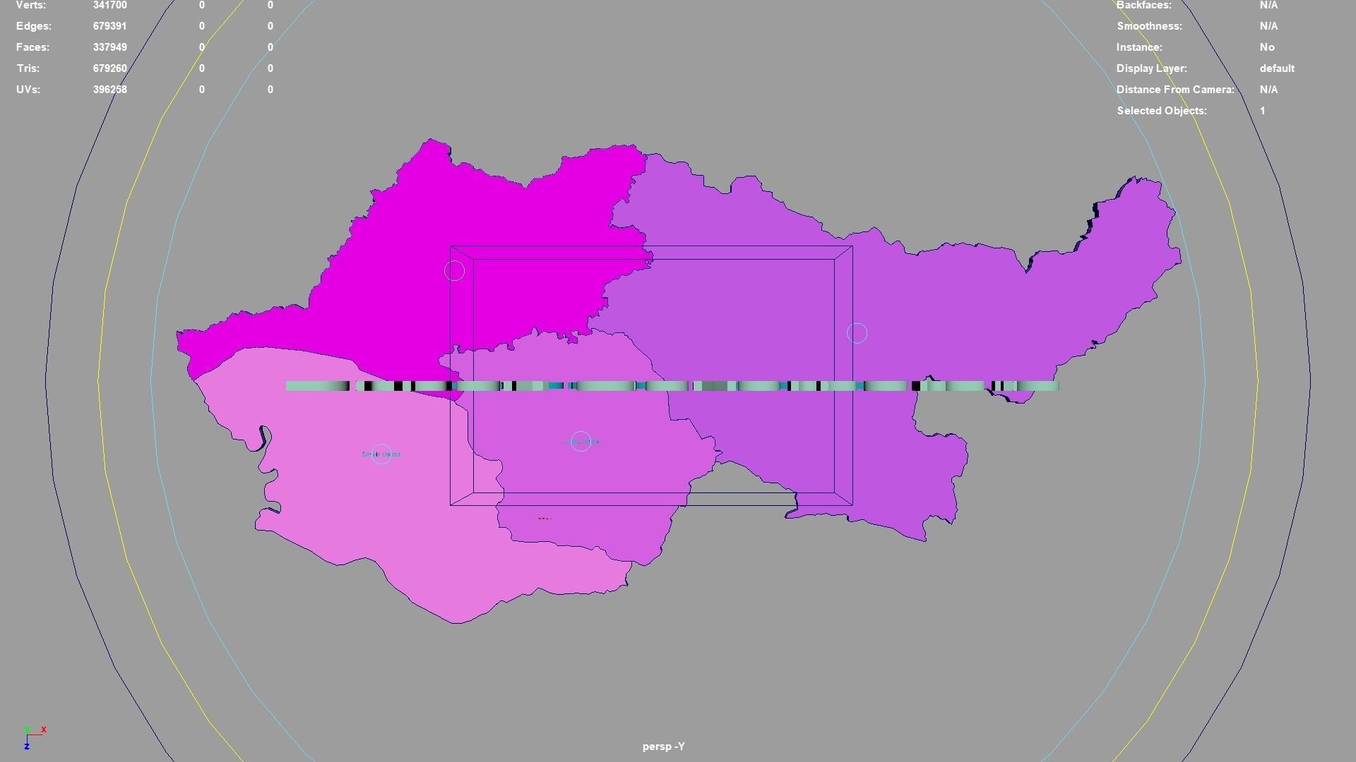 Duhok Governorate Iraqi Kurdistan Region Iraq map region 3D model ...