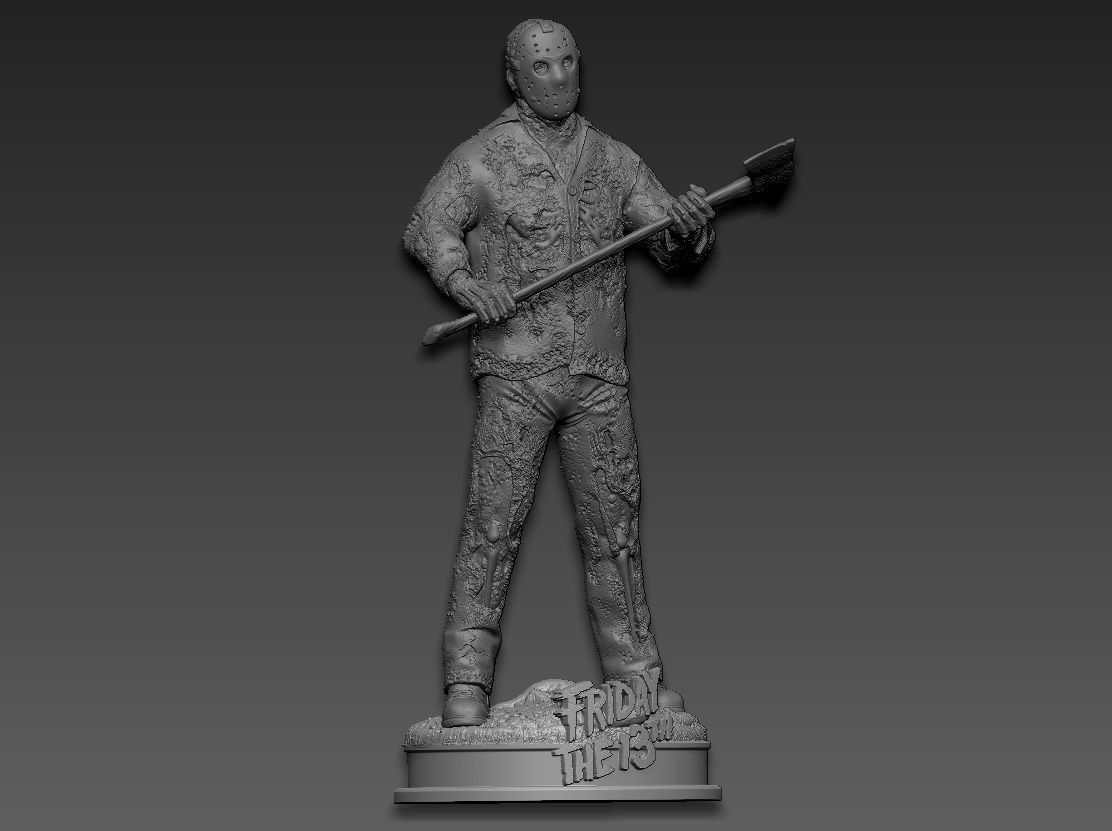 Friday the 13th 3D model 3D printable | CGTrader
