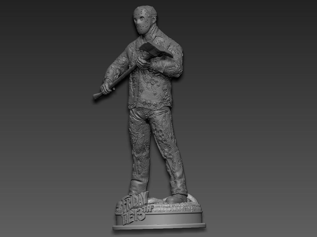 Friday the 13th 3D model 3D printable | CGTrader