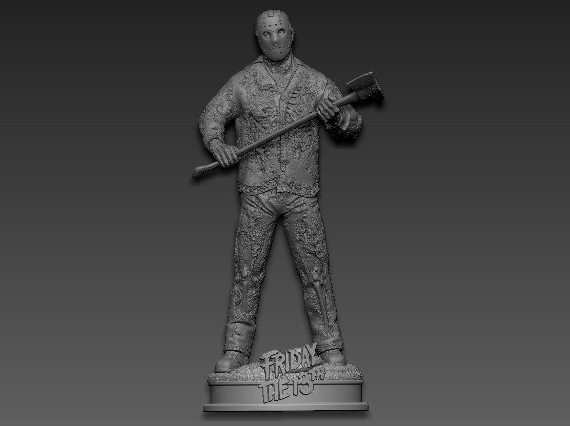 Friday the 13th 3D model 3D printable | CGTrader