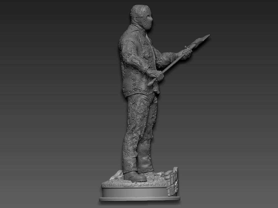 Friday the 13th 3D model 3D printable | CGTrader