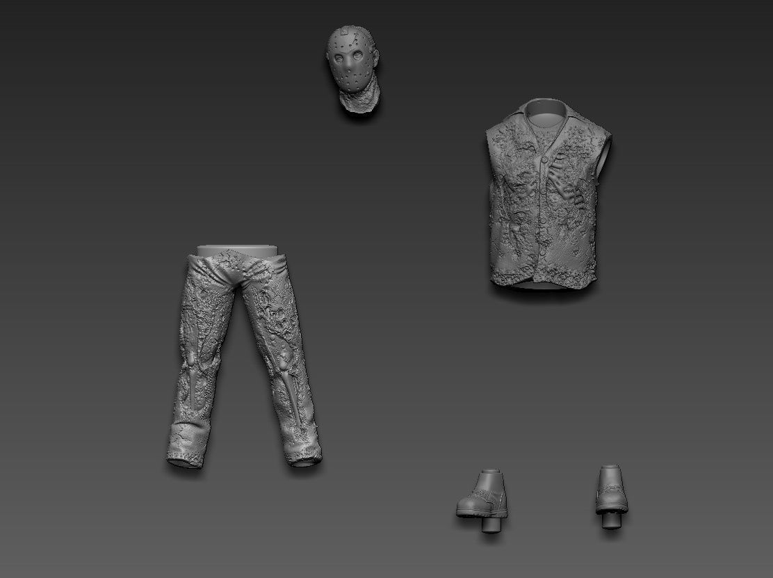 Friday the 13th 3D model 3D printable | CGTrader