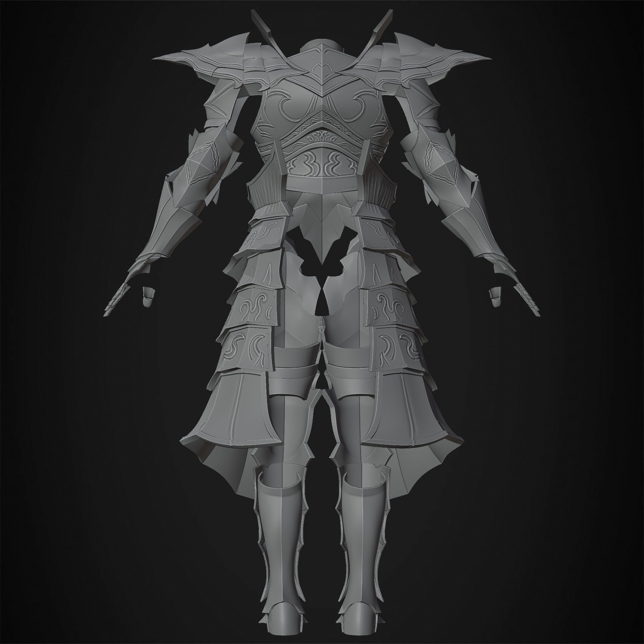 Dark Souls Ornstein Dragon Slayer Armor for Cosplay 3D model 3D ...