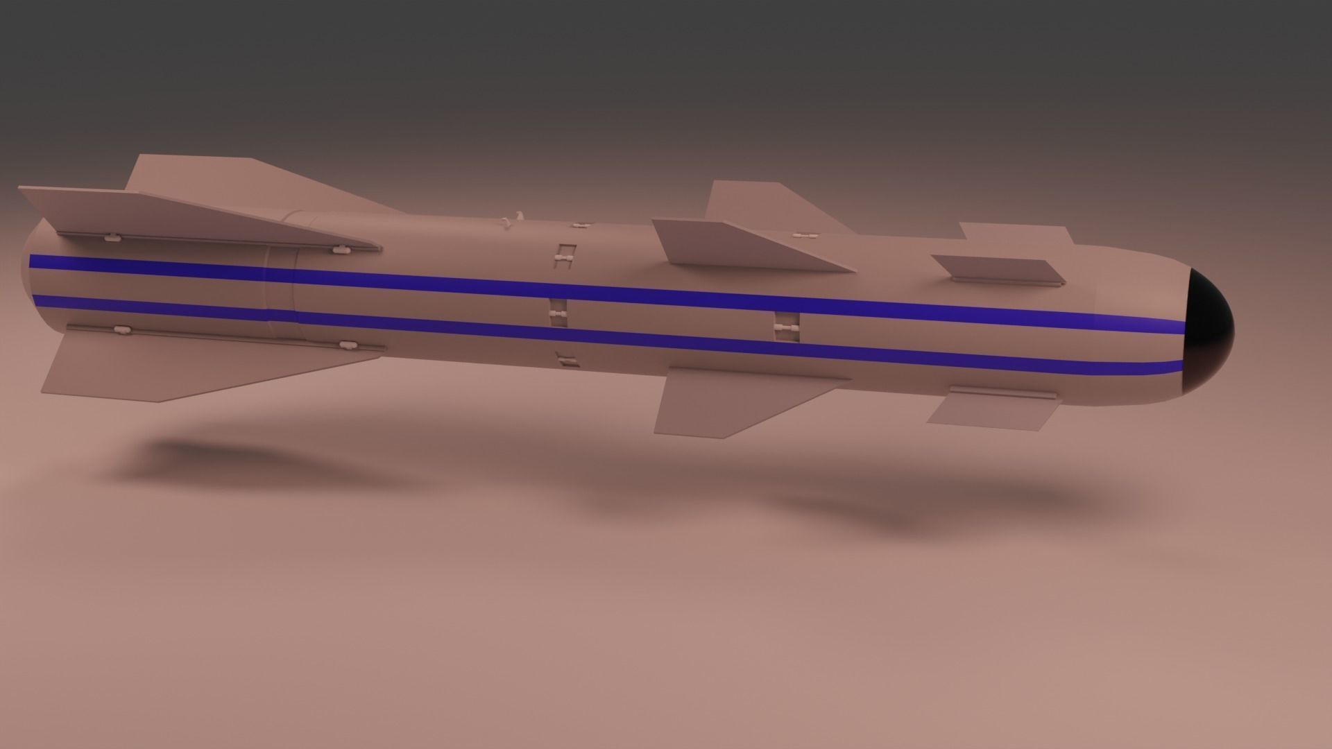 Air to Surface or Air to Ground Soviet Missile X-29T Kh-29T free VR ...