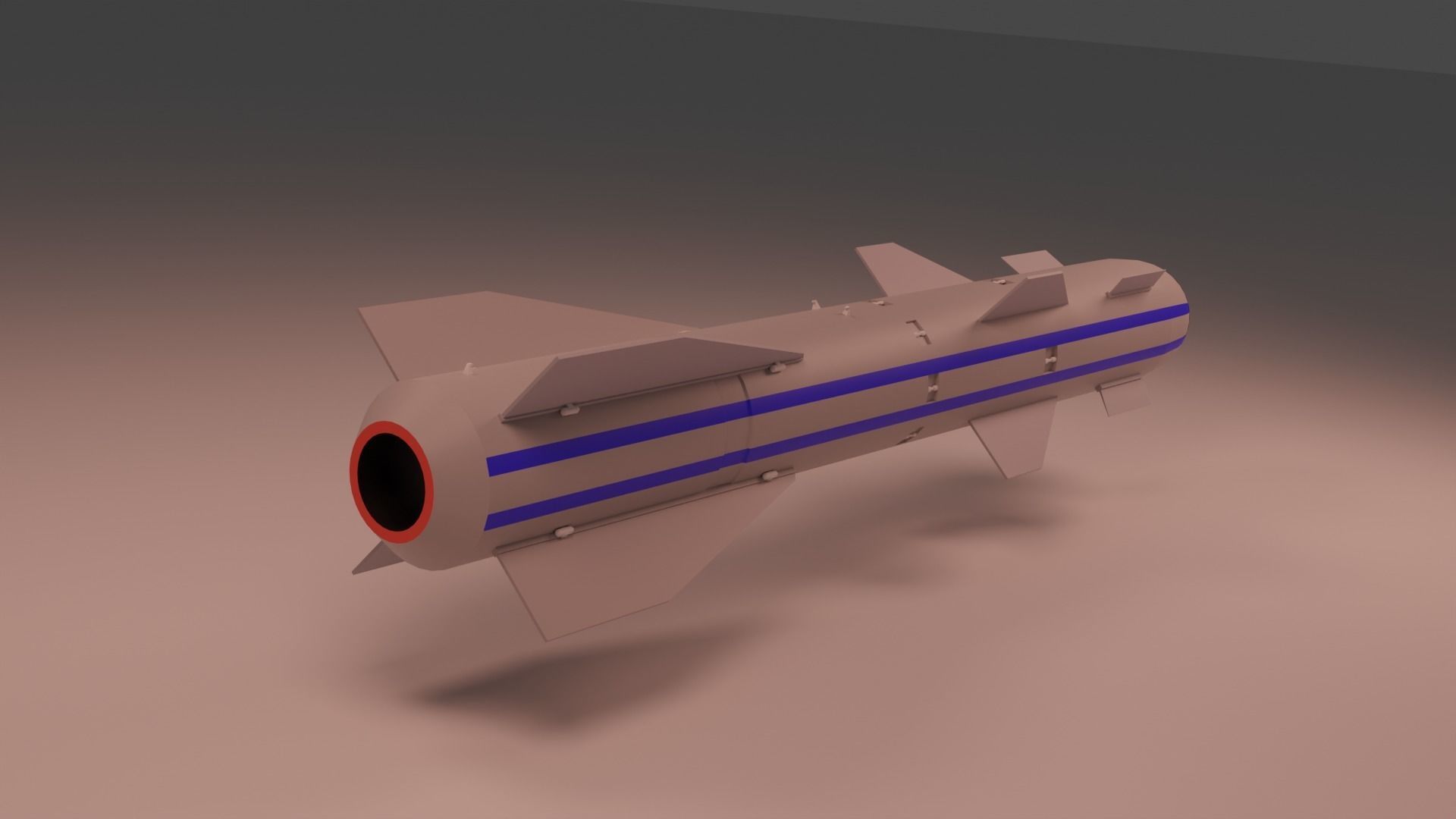 Air to Surface or Air to Ground Soviet Missile X-29T Kh-29T free VR ...