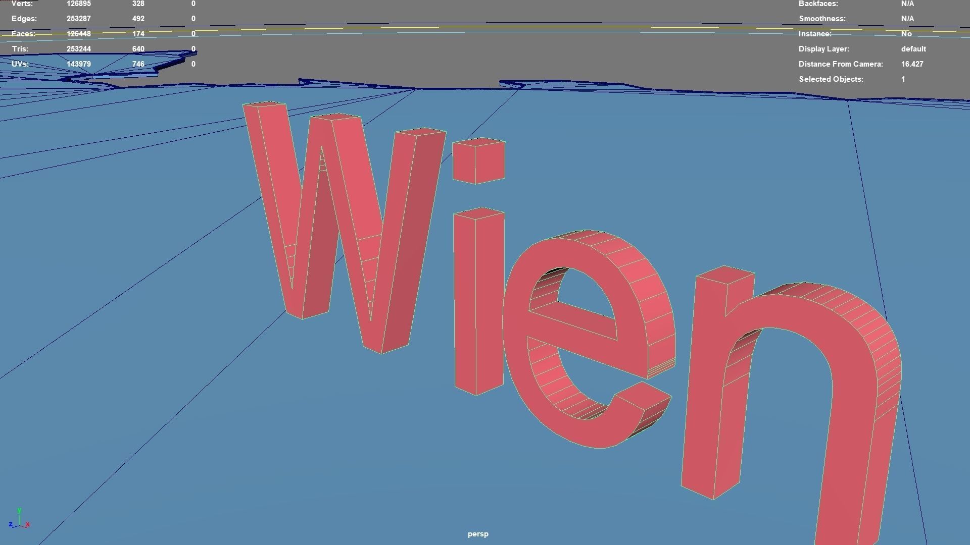 Vienna Austria map region geography political geographic 3D model ...