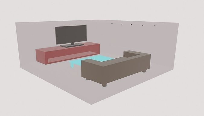 Room animation free 3D model animated | CGTrader