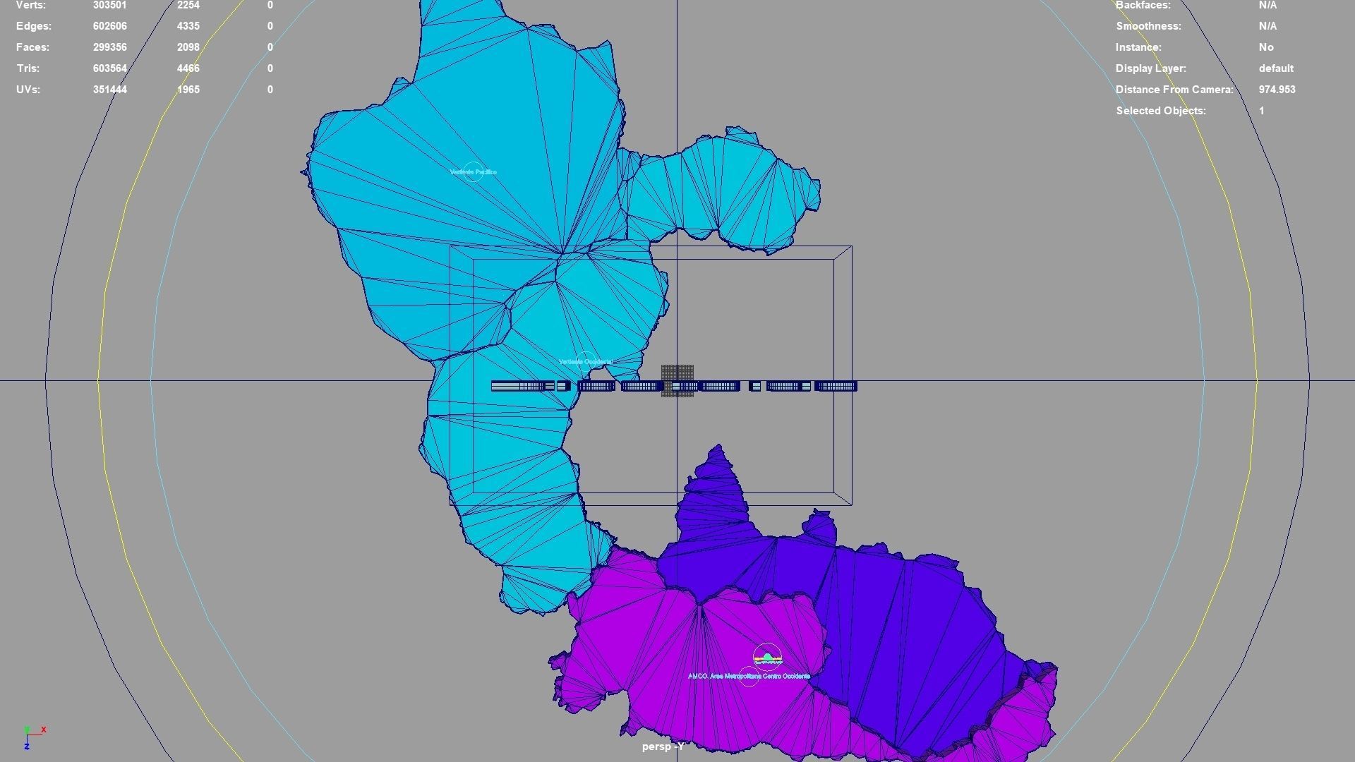 Risaralda RAP Eje Cafetero Colombia map region geography 3D model ...