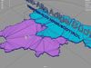 Trentino Alto Adige Sudtirol Italy map region geography 3D model rigged ...