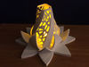 3D printed lotus flower lamp free 3D model 3D printable | CGTrader