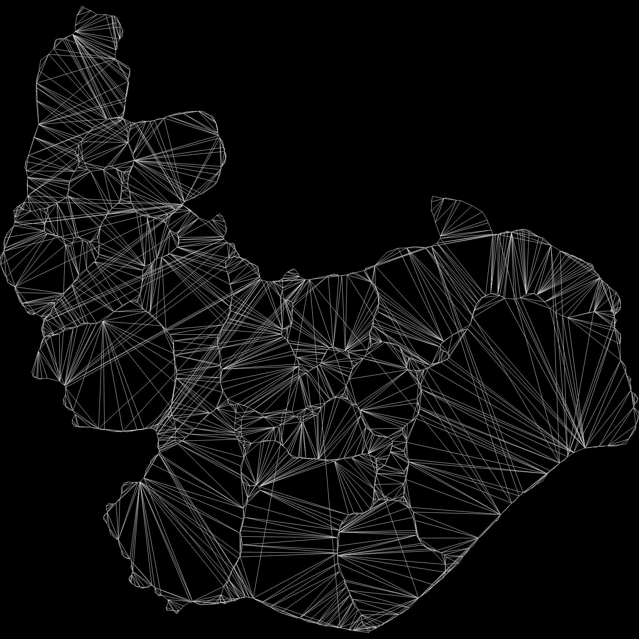 Plateau State Nigeria map region geography political geographic 3D ...