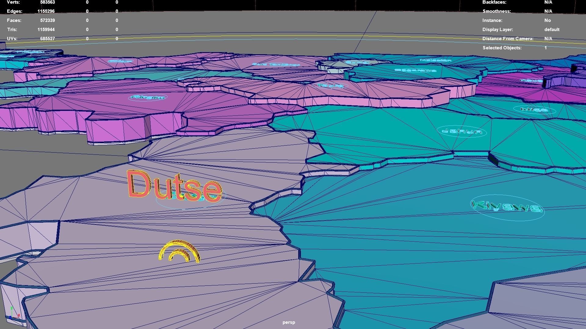 Jigawa State Nigeria map region geography political geographic 3D model ...