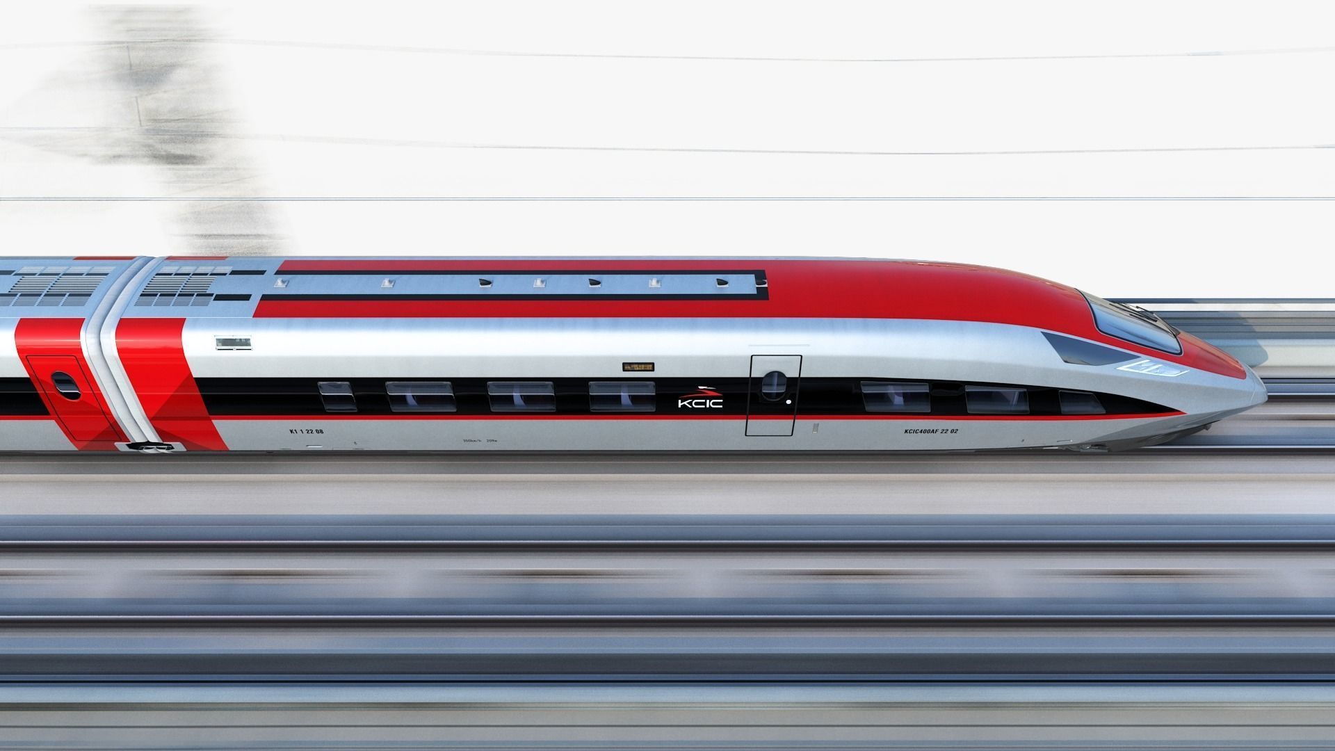 KCIC400AF Jakarta-Bandung High Speed Rail 3D model | CGTrader