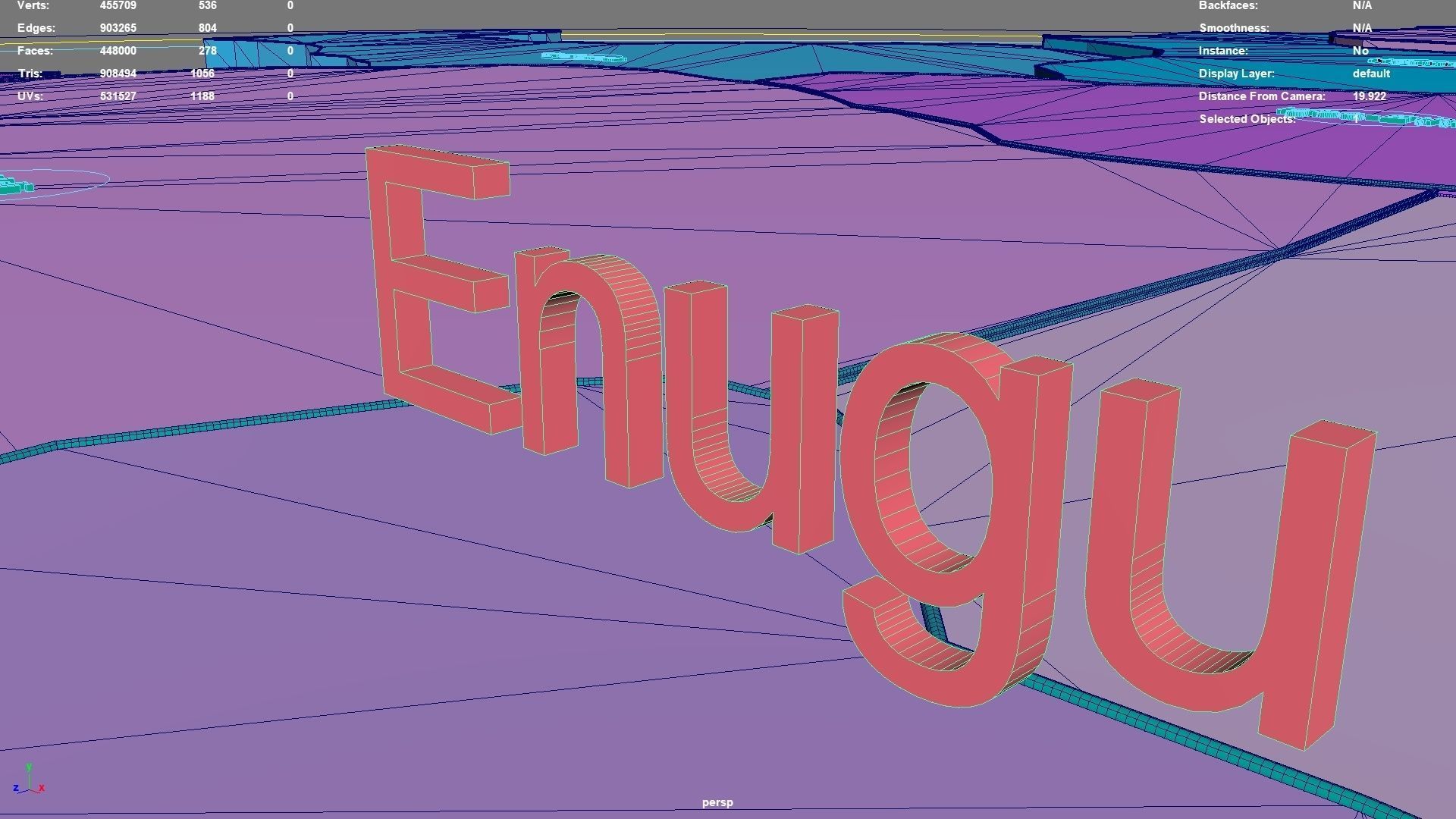 Enugu State Nigeria map region geography political geographic 3D model ...