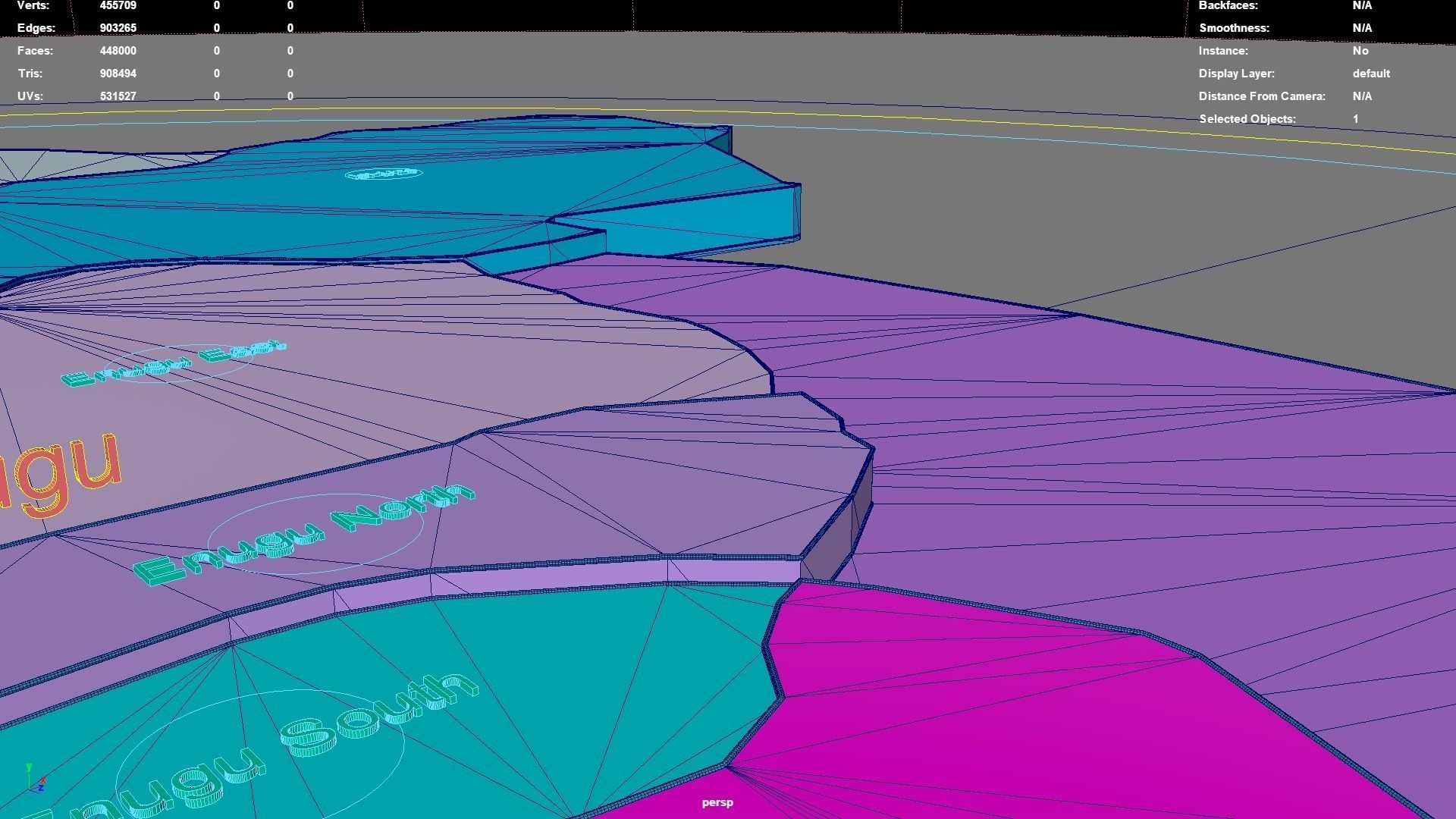 Enugu State Nigeria map region geography political geographic 3D model ...