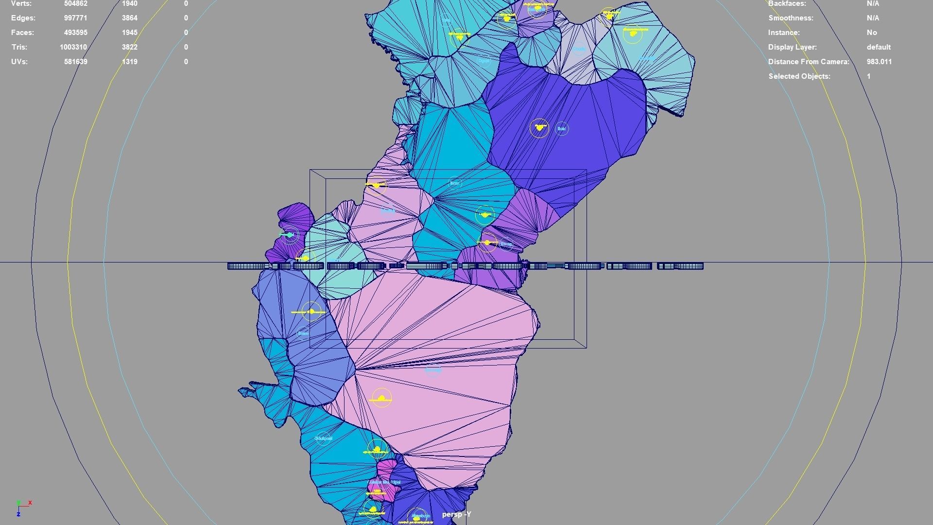 Cross River State Nigeria map region geography political 3D model ...