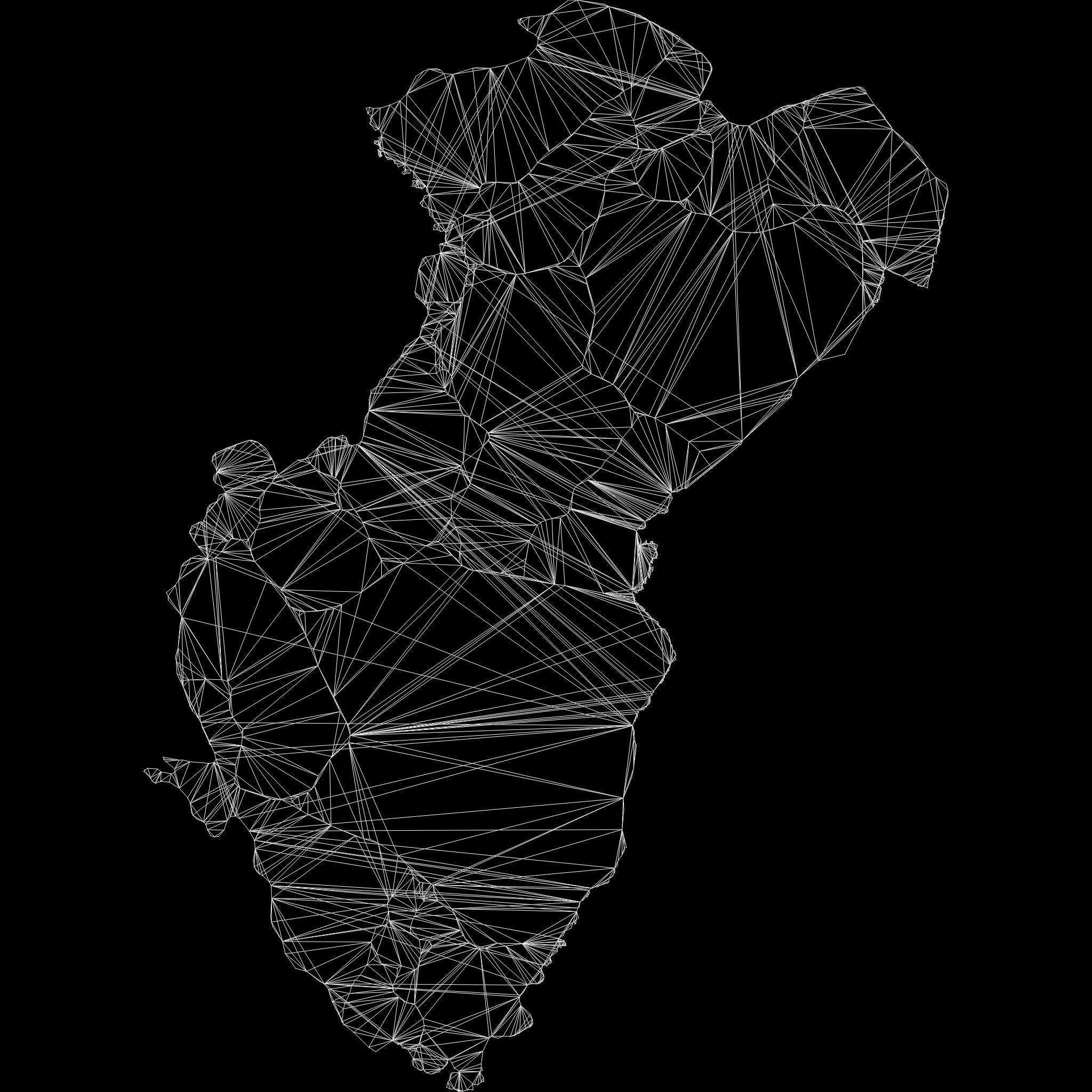 Cross River State Nigeria map region geography political 3D model ...