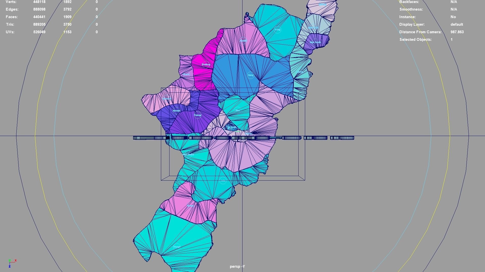 Adamawa State Nigeria map region geography political geographic 3D ...