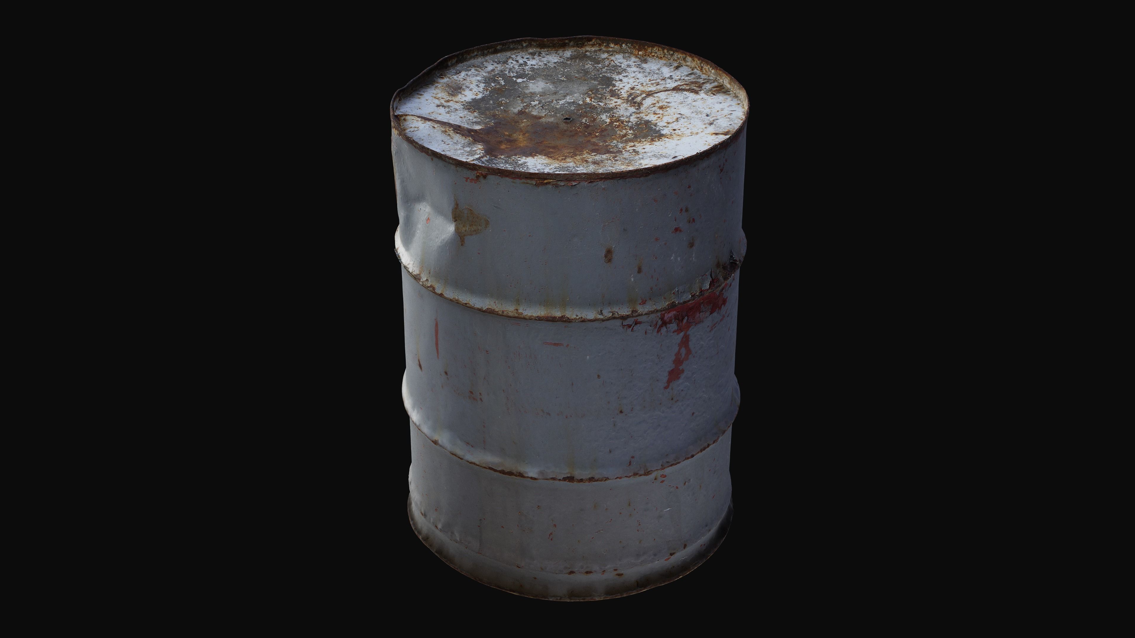 Barrel Rust Metal 01 - HeraScans free 3D model | CGTrader