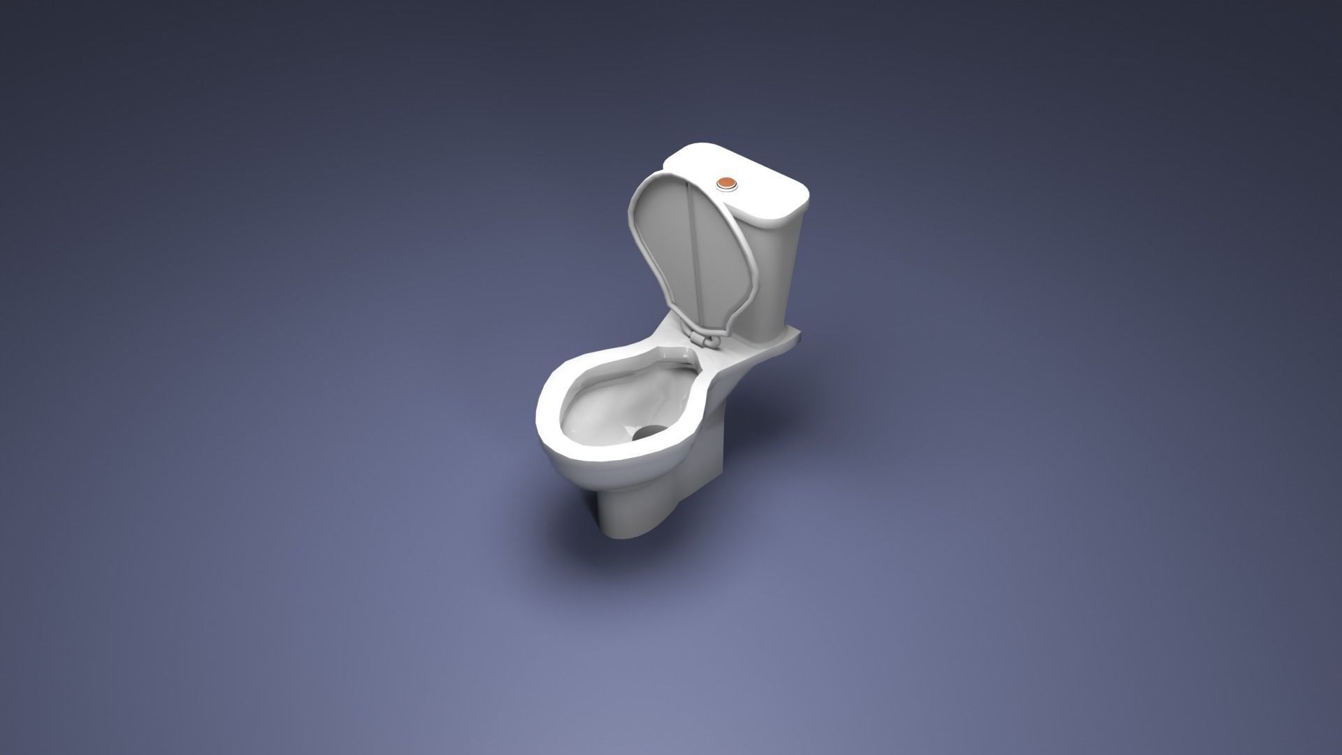Western toilet free 3D model | CGTrader