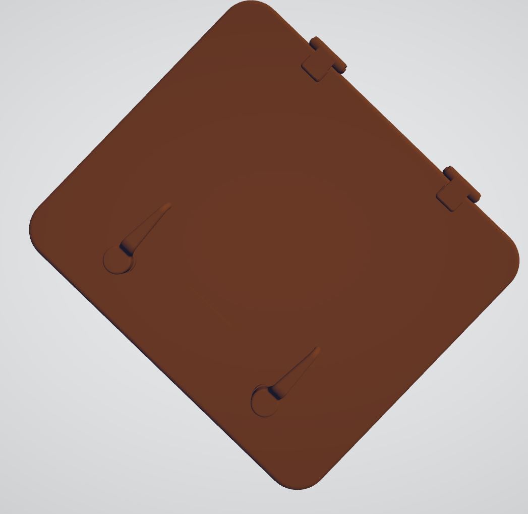 Set of hatches 3D model 3D printable | CGTrader