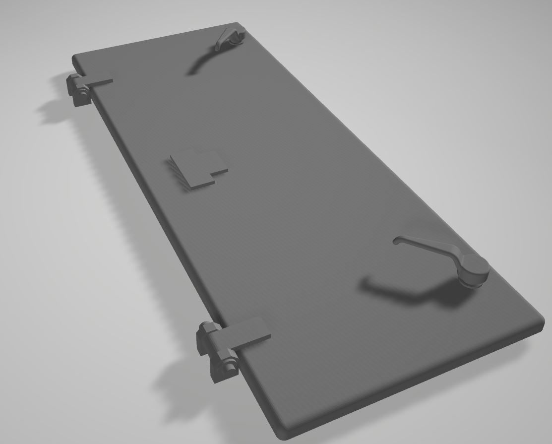 Set of hatches 3D model 3D printable | CGTrader