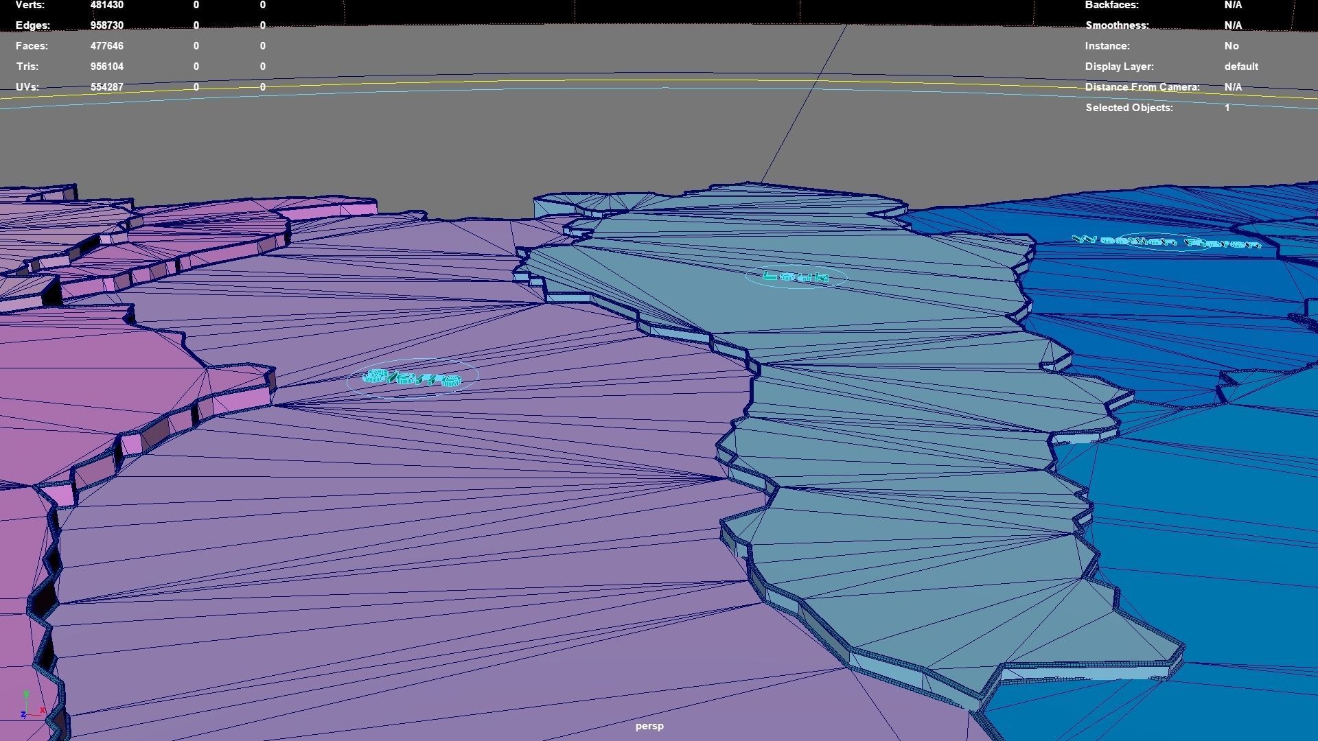 Wallis Switzerland map region geography political geographic 3D model ...