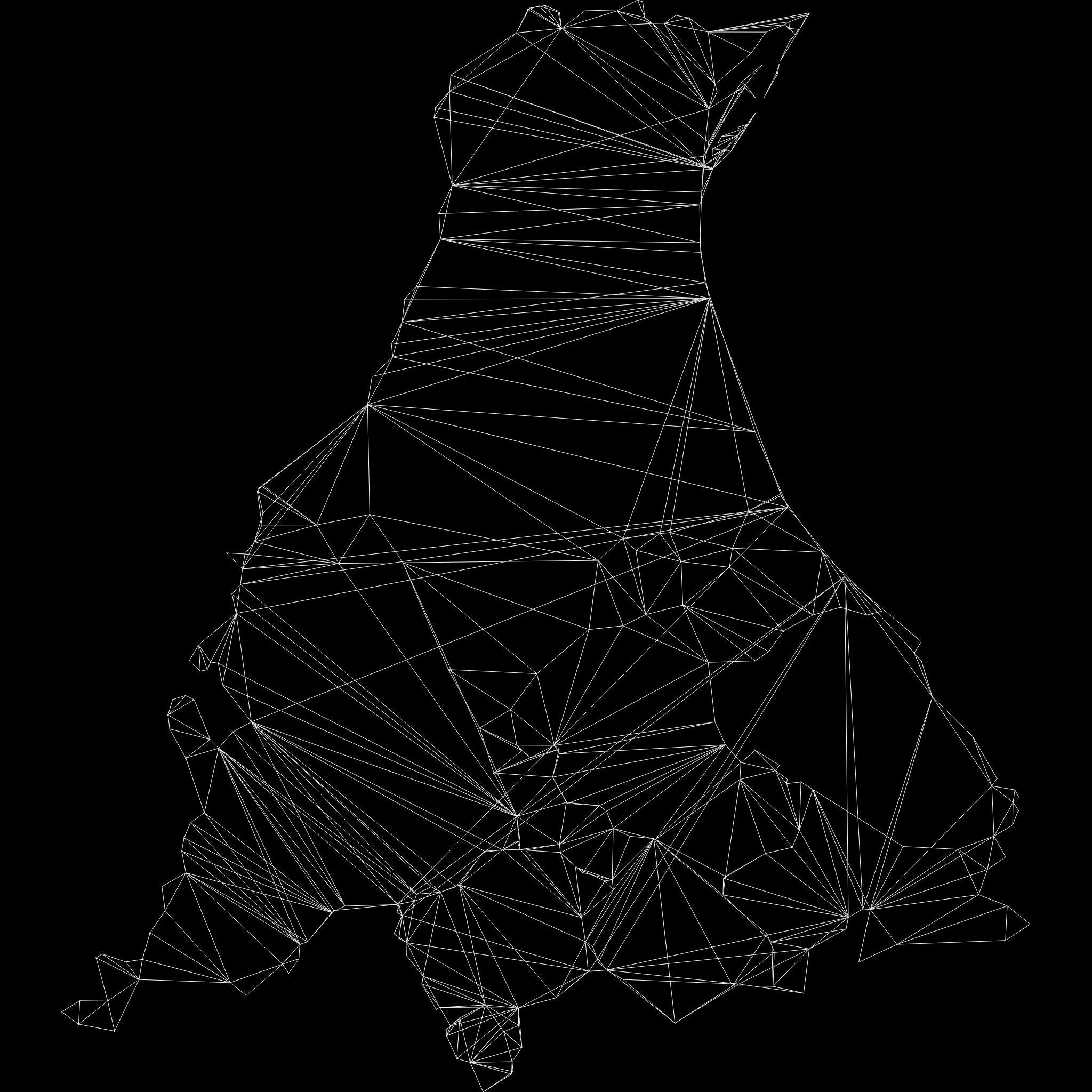 Ariana Tunisia map region geography political geographic 3D model ...