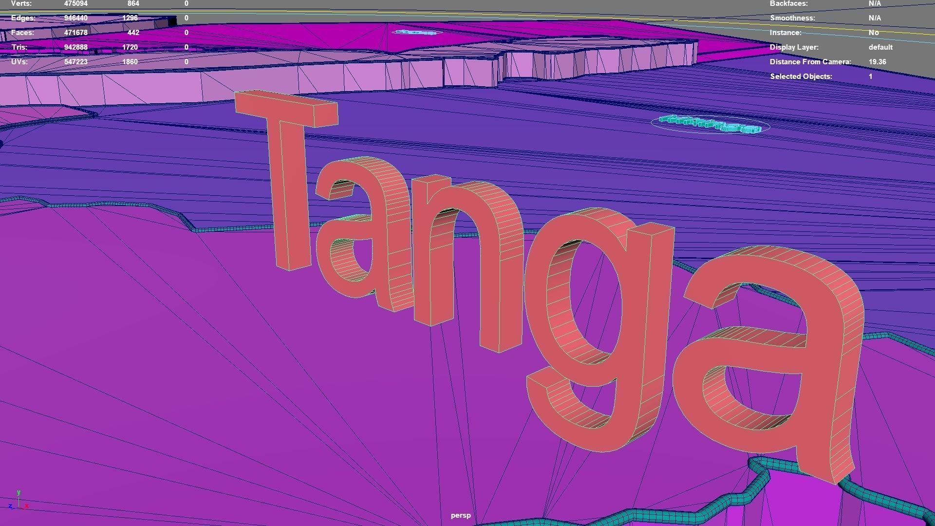Tanga Region Northern Zone Tanzania map region geography 3D model ...