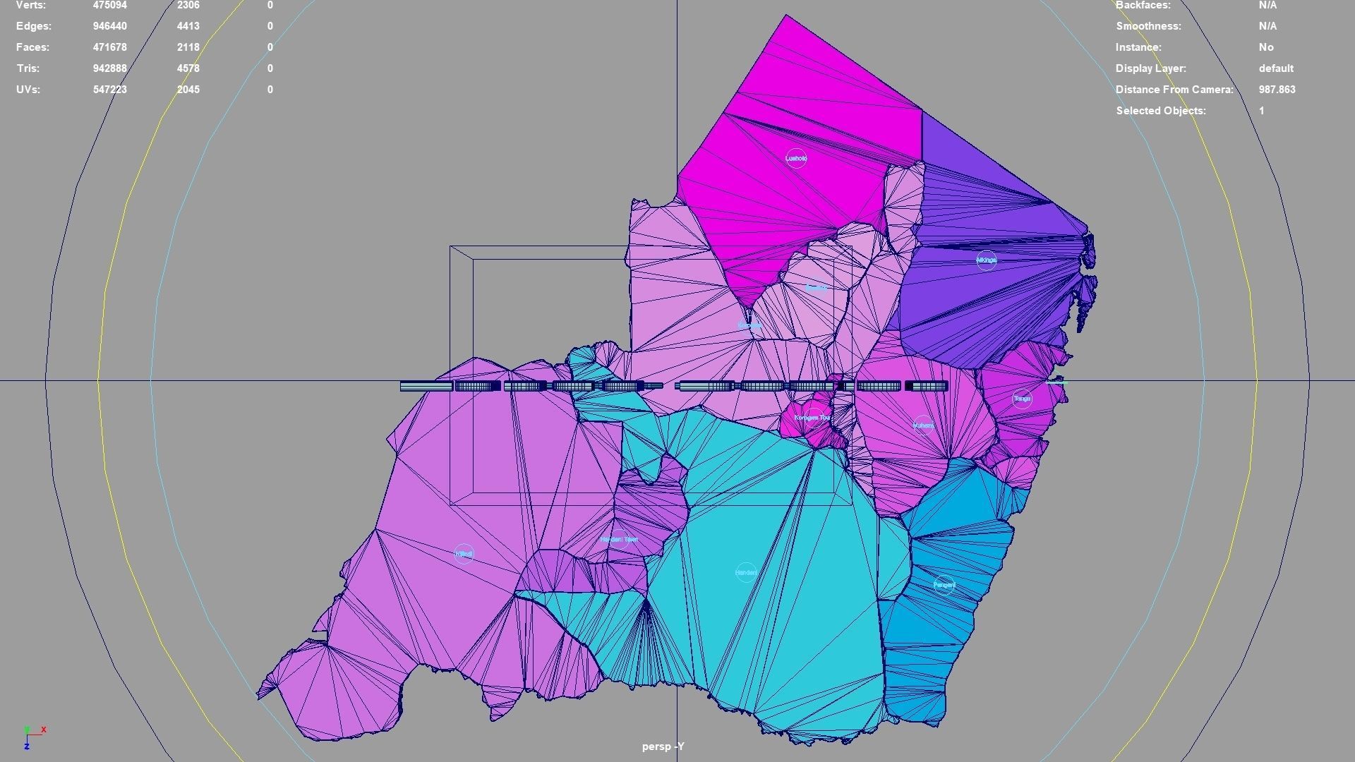 Tanga Region Northern Zone Tanzania map region geography 3D model ...