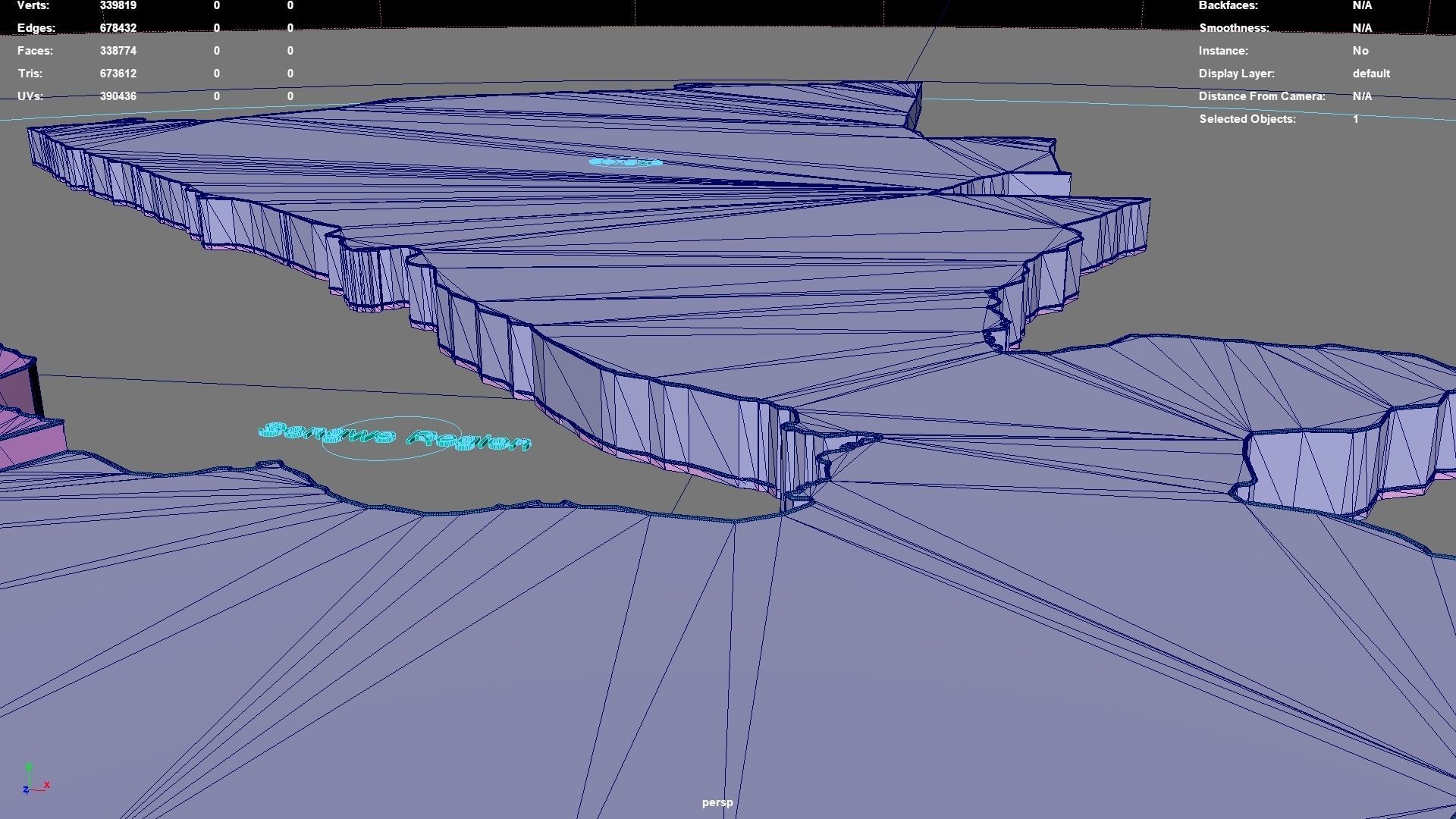 Songwe Region Southern Highlands Zone Tanzania map region 3D model ...